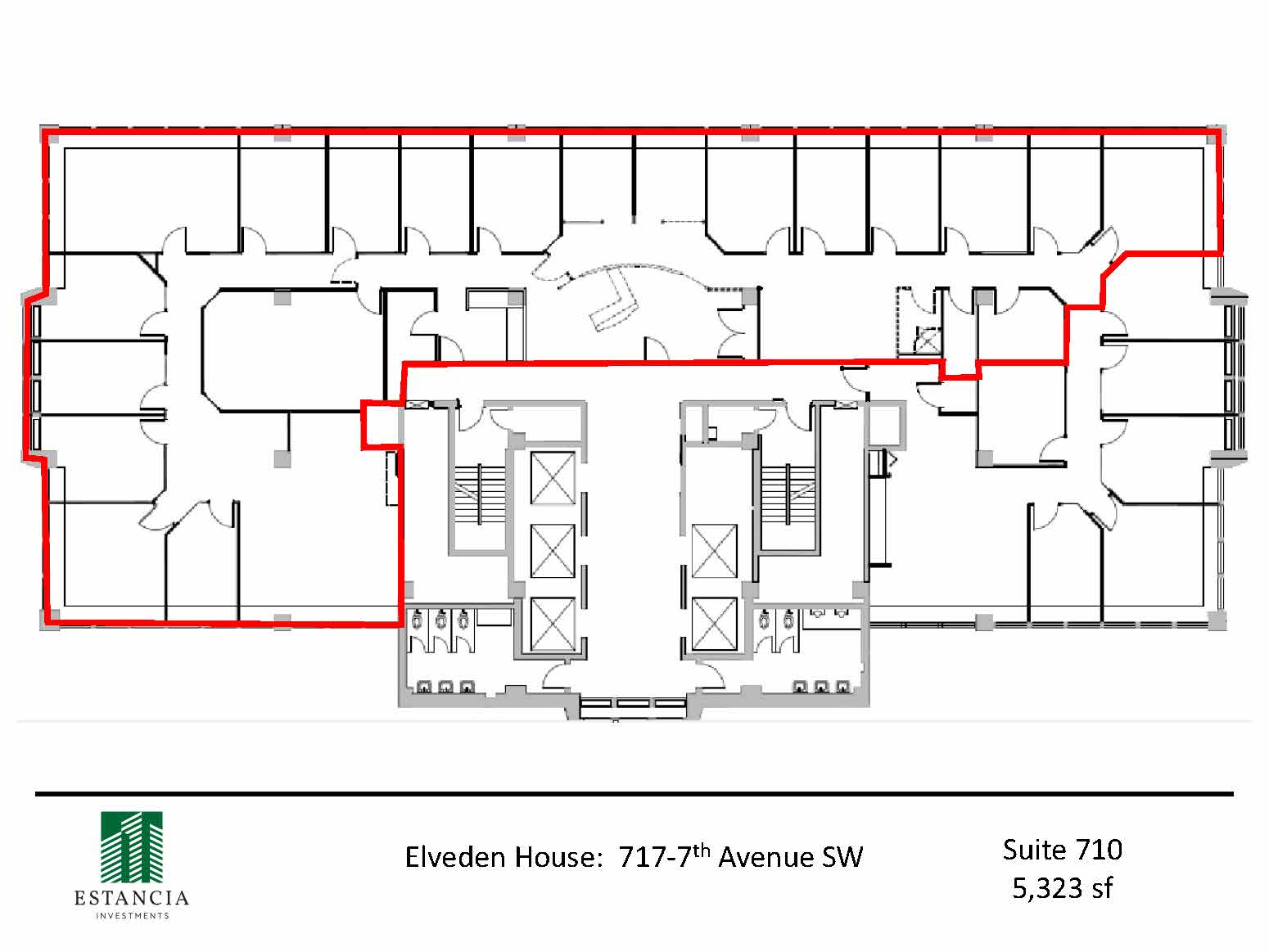 Suite 0710: Office Intensive Layout - Estancia Investments